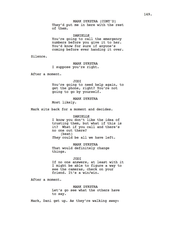We’re Alive – Lockdown – Full shooting script - Wayland Productions